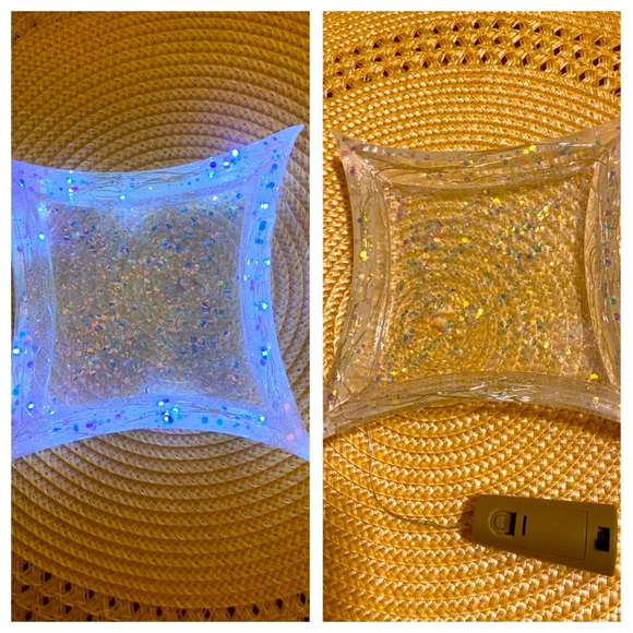 Accents | Handmade Led Strip Light Up Epoxy Trinket Tray | Poshmark